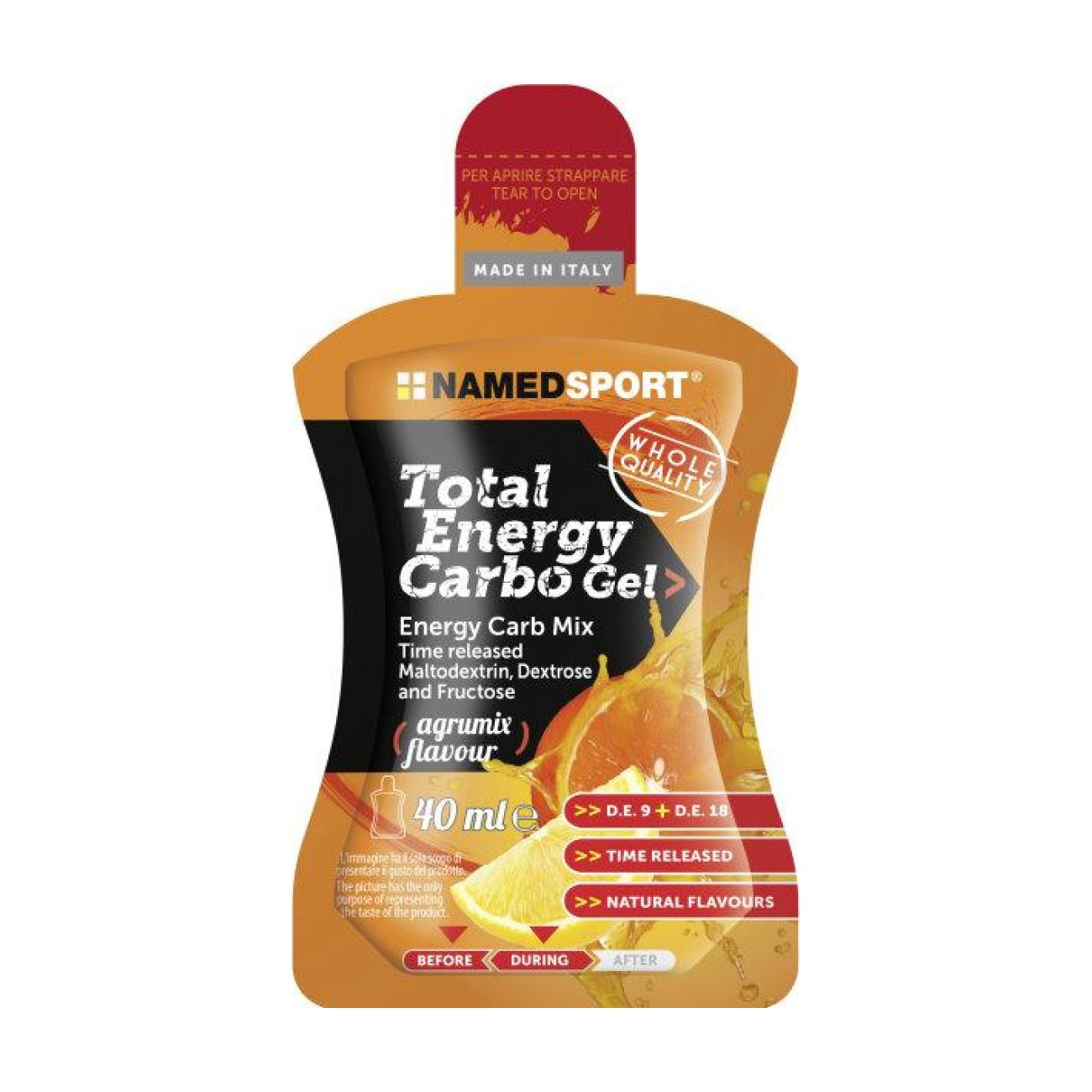 Namedsport TOTAL ENERGY CARBO GEL CITRUS 40ml • holokolo.hu